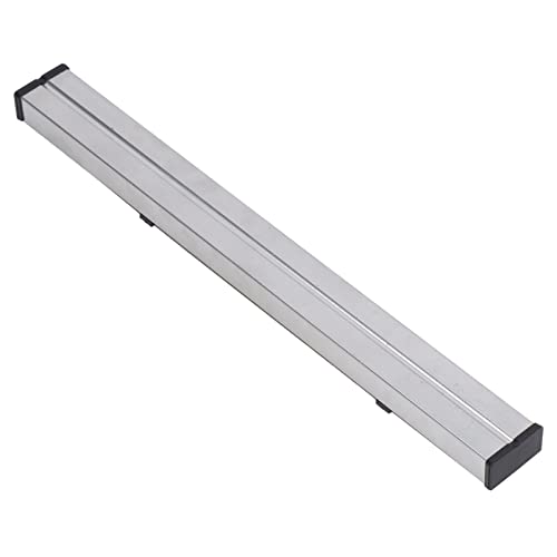 RvSky Magnetic Tool Holder 1 Side Heavy Duty Kitchen Knives Organizer Bar Strip FH1‑300 Silver 300mm Magnetic Tool