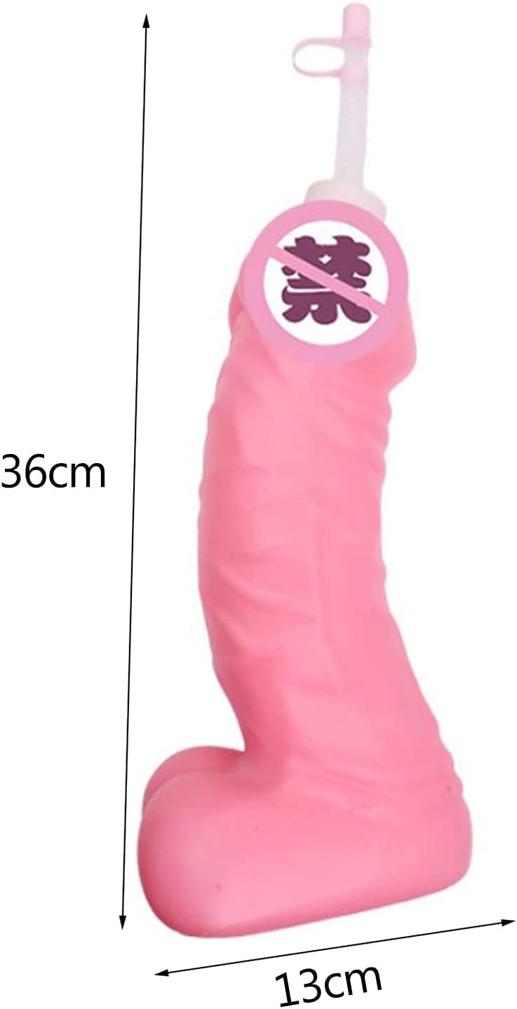 KEEP HOTTER Funny Penis Cup,Plastic Wine Glasses,Novelty Drinking Bottles Decoration,Funny Wine Bottles,Party Wine Glass For Bars, Night Clubs, Hotels, Bachelor Party