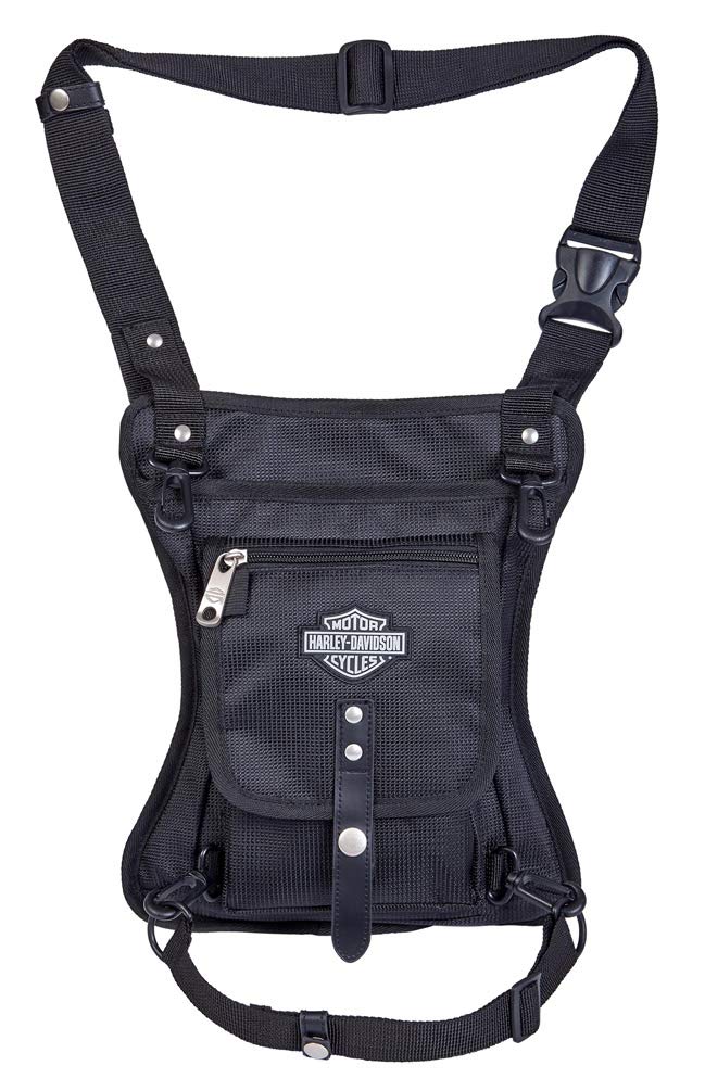 Harley-Davidson Side Slinger 2-IN-1 Shoulder Bag/Leg Holster - 98222-BLACK