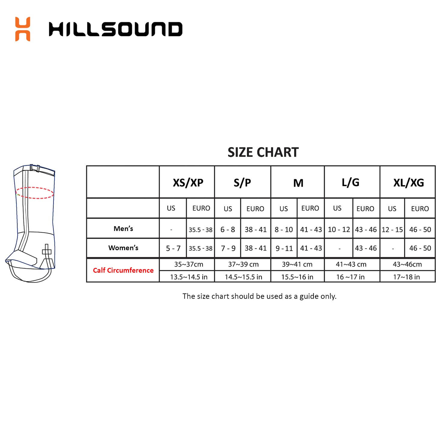 Hillsound Armadillo LT I Waterproof, Unisex, Breathable Gaiters for Year-Round Hiking, X-Large