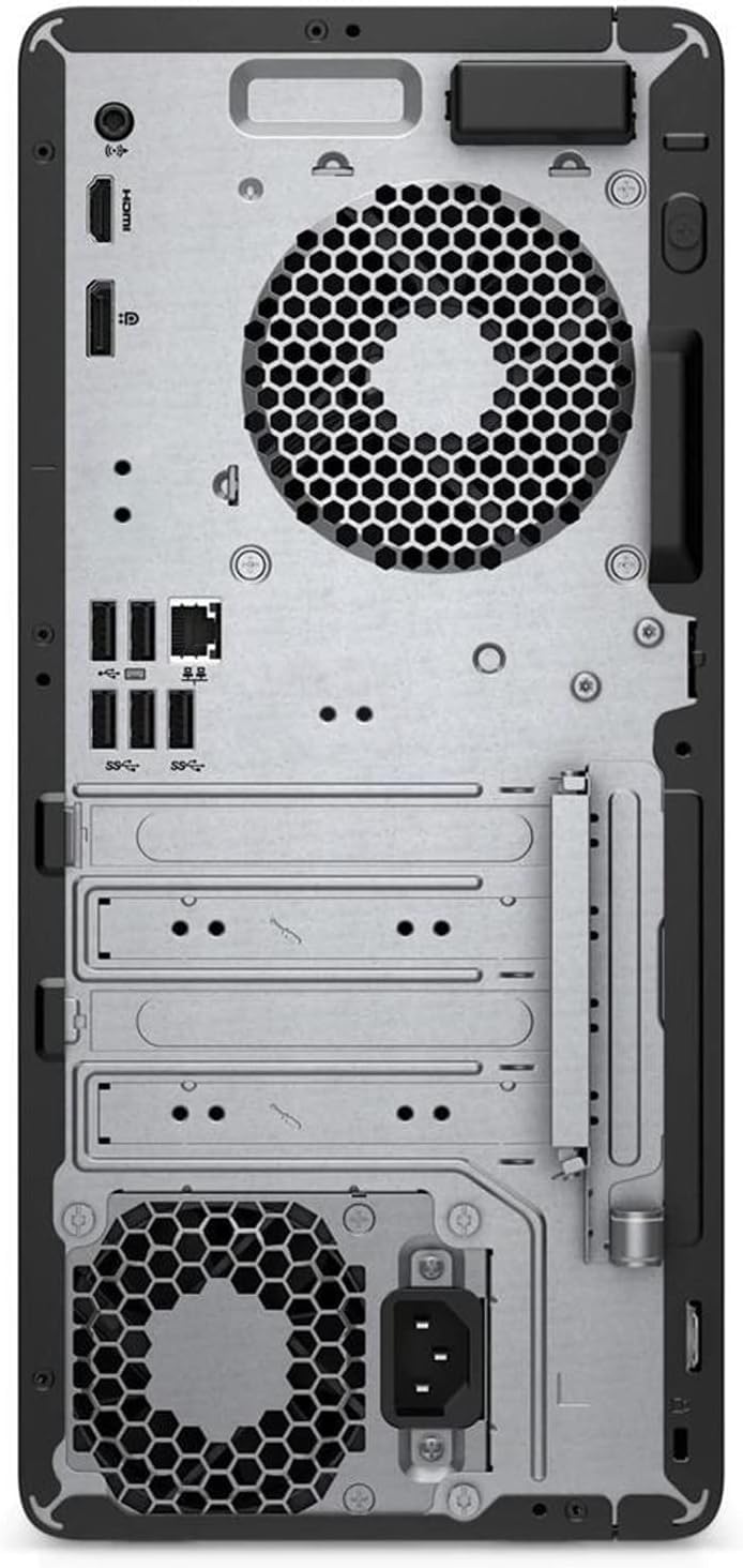 HP ProDesk 400 G7 Tower Business Desktop, Intel Core i5-10500 Processor, 16GB RAM, 1TB SSD, DisplayPort, HDMI, DVD-RW, RJ-45, Wi-Fi, Wired Keyboard & Mouse, Windows 11 Pro, Black
