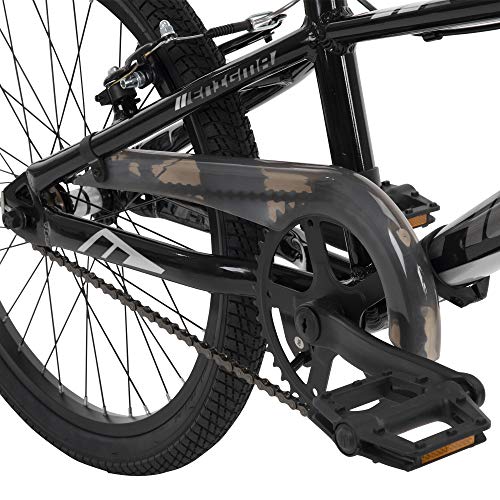 Huffy Enigma 20" BMX Bike, Aluminum Frame, Race Style, Gloss Black