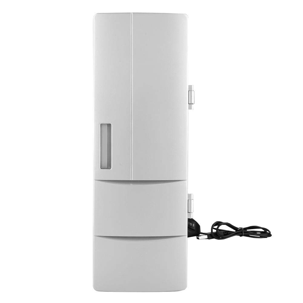 hong Versatile Insulation Mini Fridge Freezer, USB Frideg Small Fridge Freezer, for Home Car Boat or
