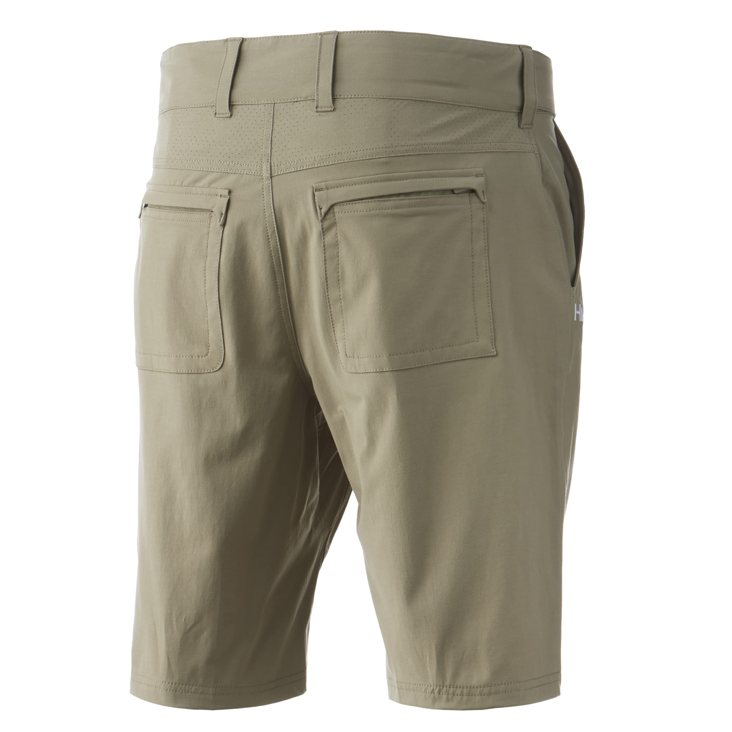 HUK Men's Standard Next Level 10.5" Quick-Drying Performance Fishing Shorts with UPF 30+ Sun Protection, Overland-10.5", X-Large