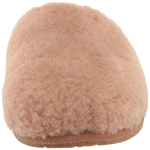 UGG Women's Fluffette Slipper, Chestnut/Natural, 9