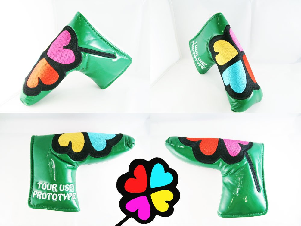 House Of Putters Big Rainbow Clover Tour Prototype Putter Head Cover for Scotty Cameron Ping Odyssey Taylormade Golf