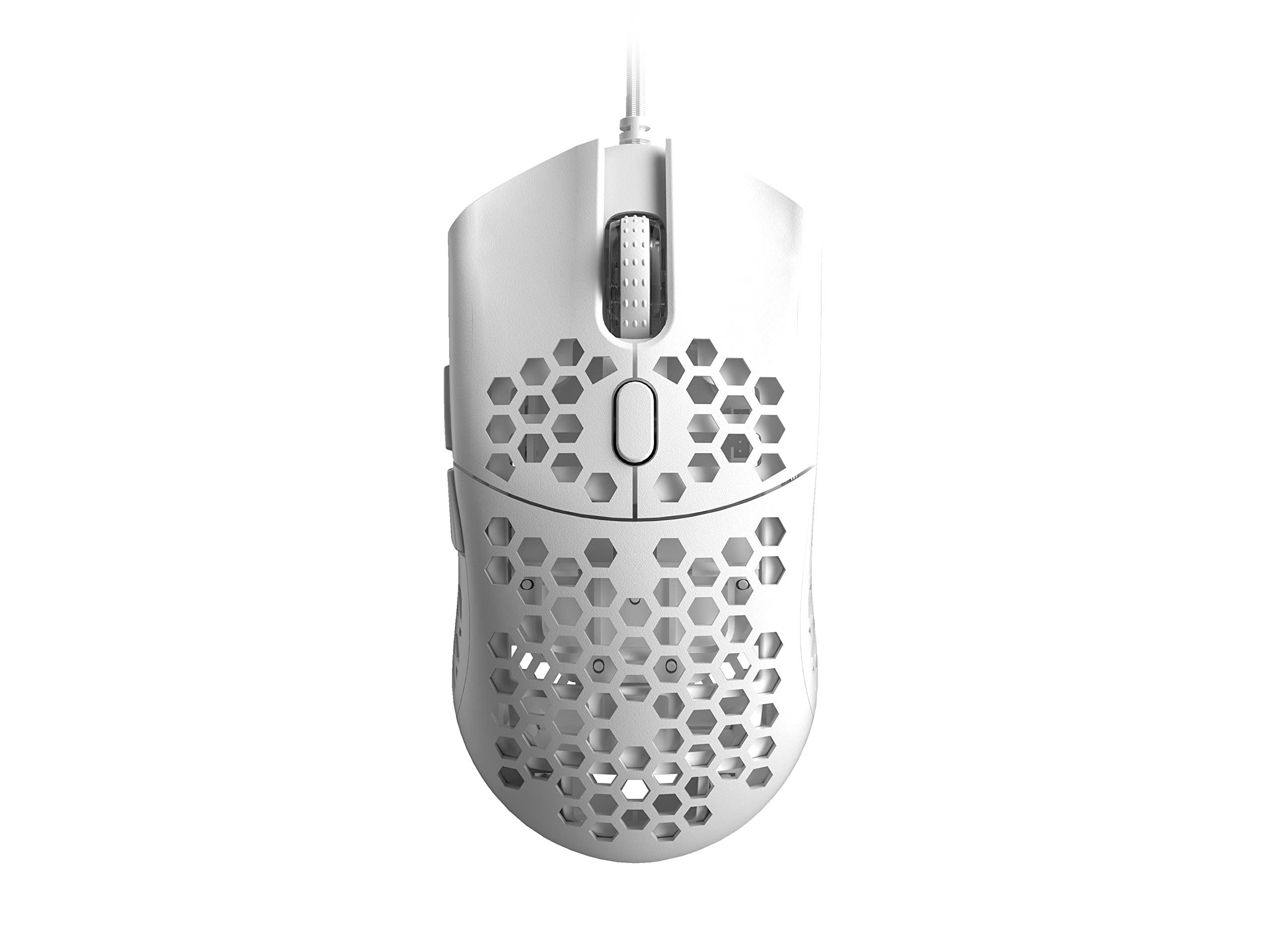 HK Gaming Sirius M Ultra Lightweight Honeycomb Shell Gaming Mouse | 54 Grams | 12000 cpi | USB Wired | 6 programmable Buttons | On-Board Memory | Anti Slip Grips | Sirius-M 12000cpi White