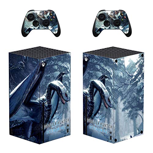 Ice Born Xbox Series X Skin Set Full Faceplates Skin Console & Controller Decal Stickers by FELIPE SEIJI KUBA