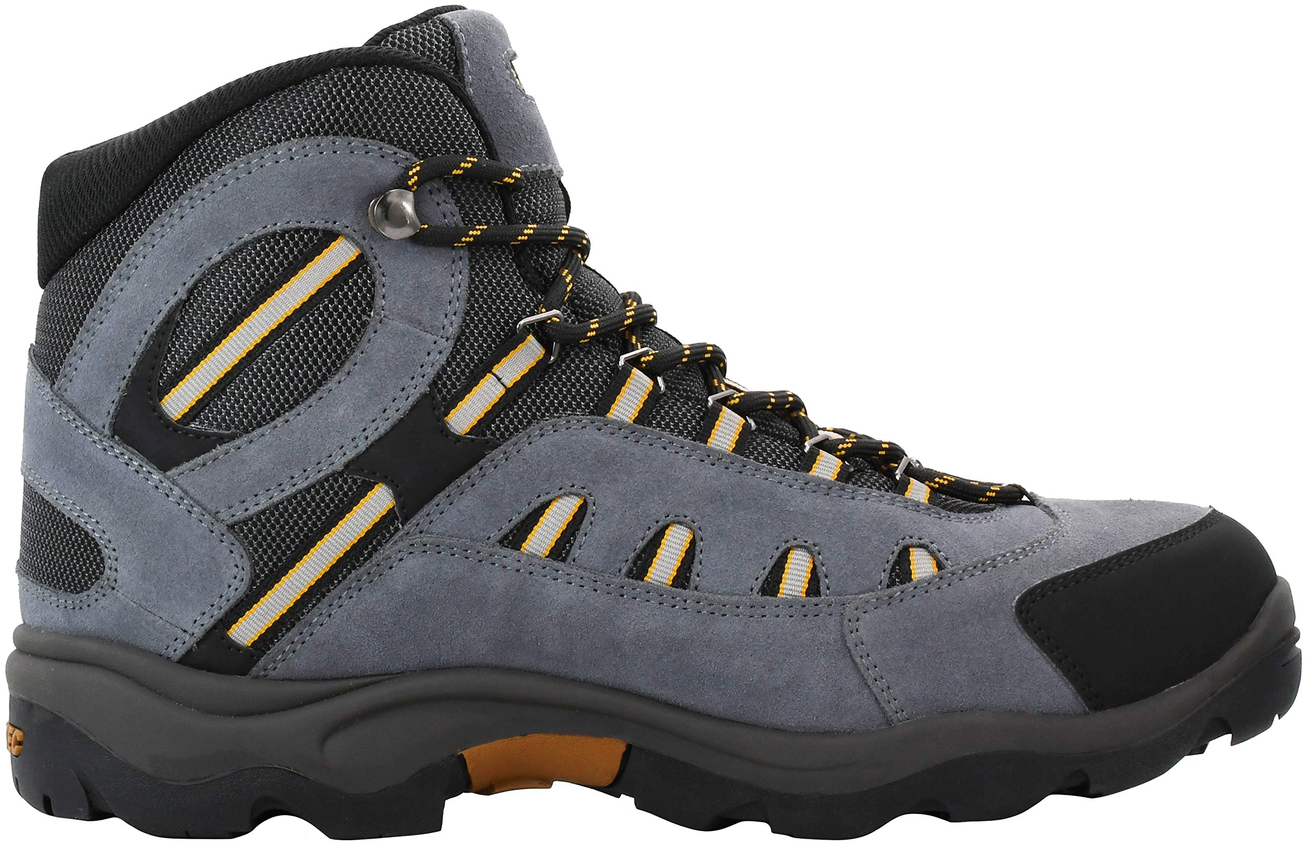 HI-TEC Men's Bandera Mid Waterproof Cool Grey/Gold Hiking Boot 10 M US