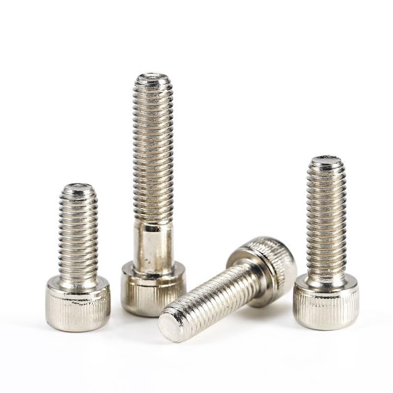 Hexagon Socket Screws 10pcs Nickel Plated Cylindrical Cup Head Bolts 12.9 Grade Hexagon Socket Screws (Size : M5*12)