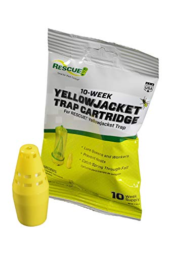 RESCUE! Yellowjacket Attractant Cartridge (10 Week Supply) β for RESCUE! Reusable Yellowjacket Traps - (9 Pack)