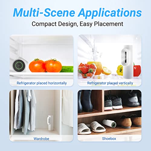 Maxblue Odor Eliminator, Refrigerator Deodorizer, Food Shelf Life Extender, Odor Eliminator and Air Freshener for Refrigerator, Kitchen, Closet, Room, Eco Friendly