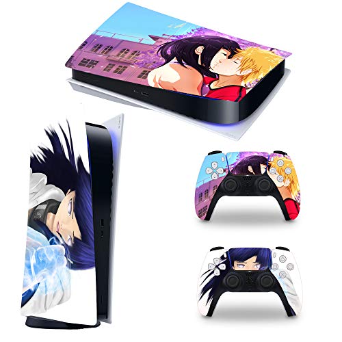 Japan Ninja leaf PS5 Standard Edition Whole Body Vinyl Skin Sticker Decal Cover for PlayStation 5 System Console and Controllers
