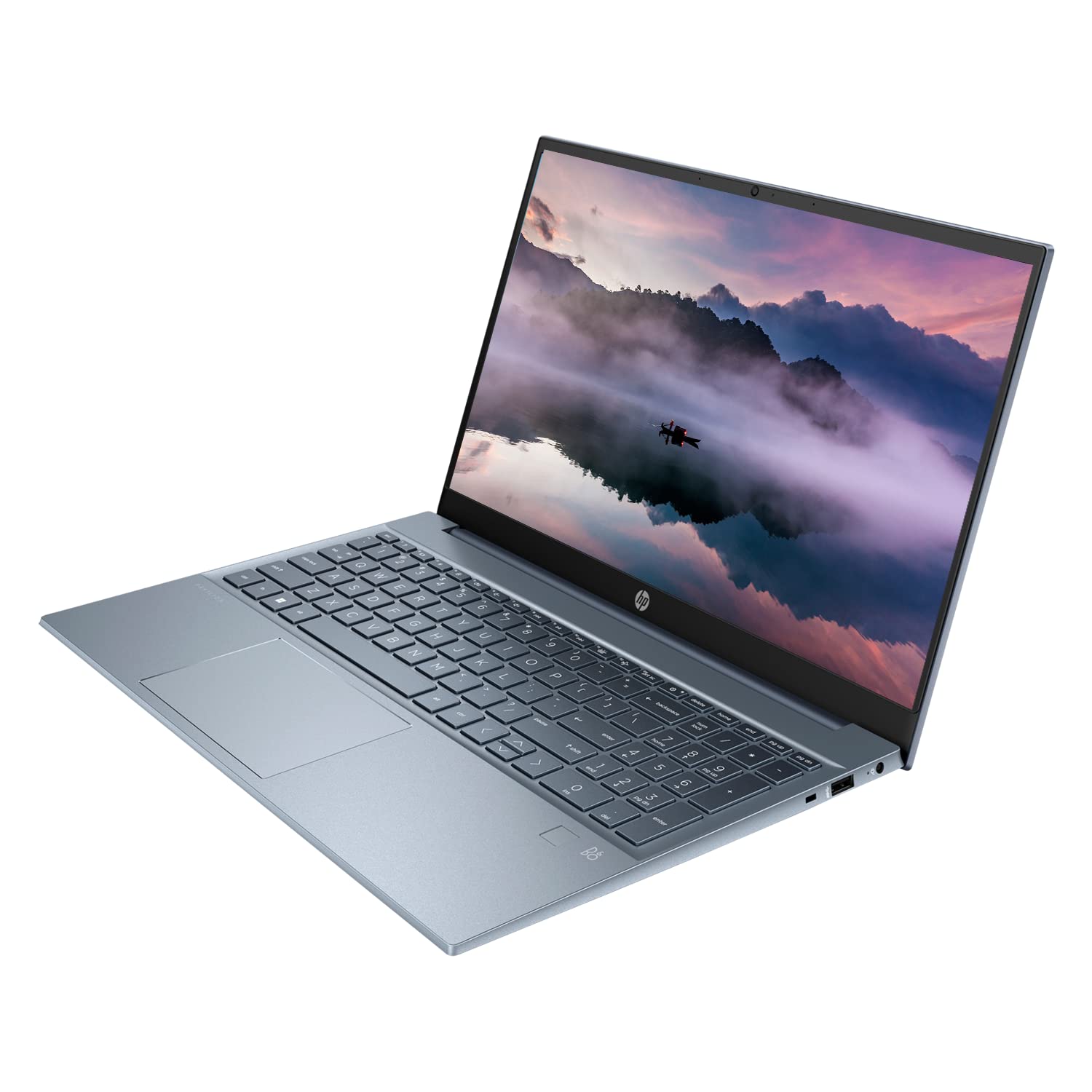 HP 2023 Newest Pavilion Laptop, 15.6” FHD Display, AMD Ryzen 5 5625U Processor, 64GB RAM, 2TB PCIe SSD, Backlit Keyboard, Fingerprint Reader, Wi-Fi 6, HDMI, Windows 11 Home, Blue