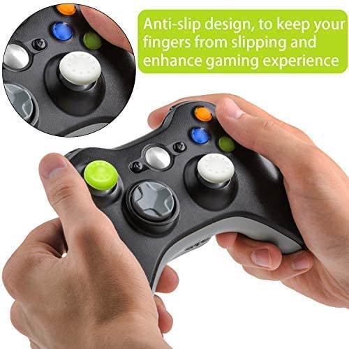 kongchan 50 PCS Colorful Silicone Thumb Grips Cap Cover,Joystick Controller Rubber Grip Silicone Accessories Replacement Parts ​for PS2, PS3, PS4, PS5, Xbox 360, Xbox One, Xbox Series X/S Controller