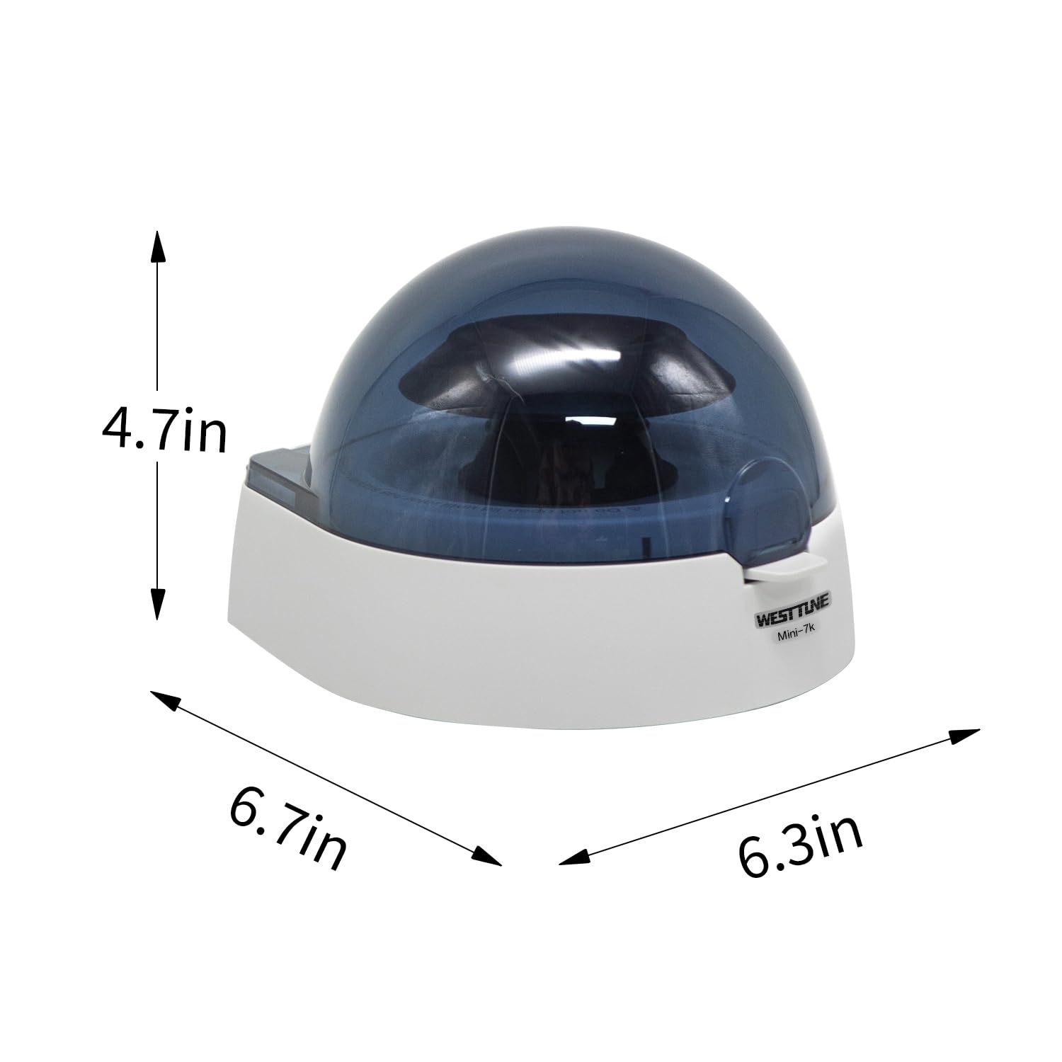 WEST TUNE 7000 RPM Microcentrifuge,Lab Benchtop Centrifuge.Mini Centrifuge Machine with Low Noise,2 Rotors for 0.2/0.5/1.5/2ml Centrifuge Tubes and PCR Strips