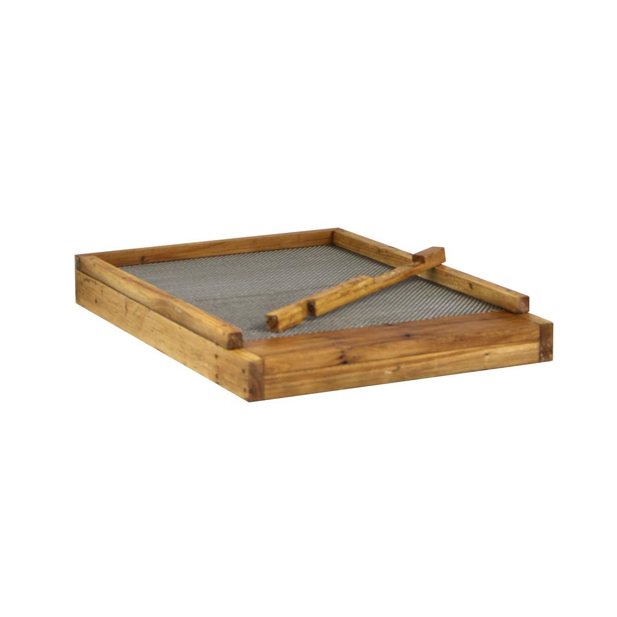 Hoover Hives 10 Frame Langstroth Beehive Parts Kit Dipped in 100% Beeswax includes Telescoping Top Cover, Oval Bee Escape, Inner Cover, Screened Bottom Board, Entrance Reducer& Queen Excluder