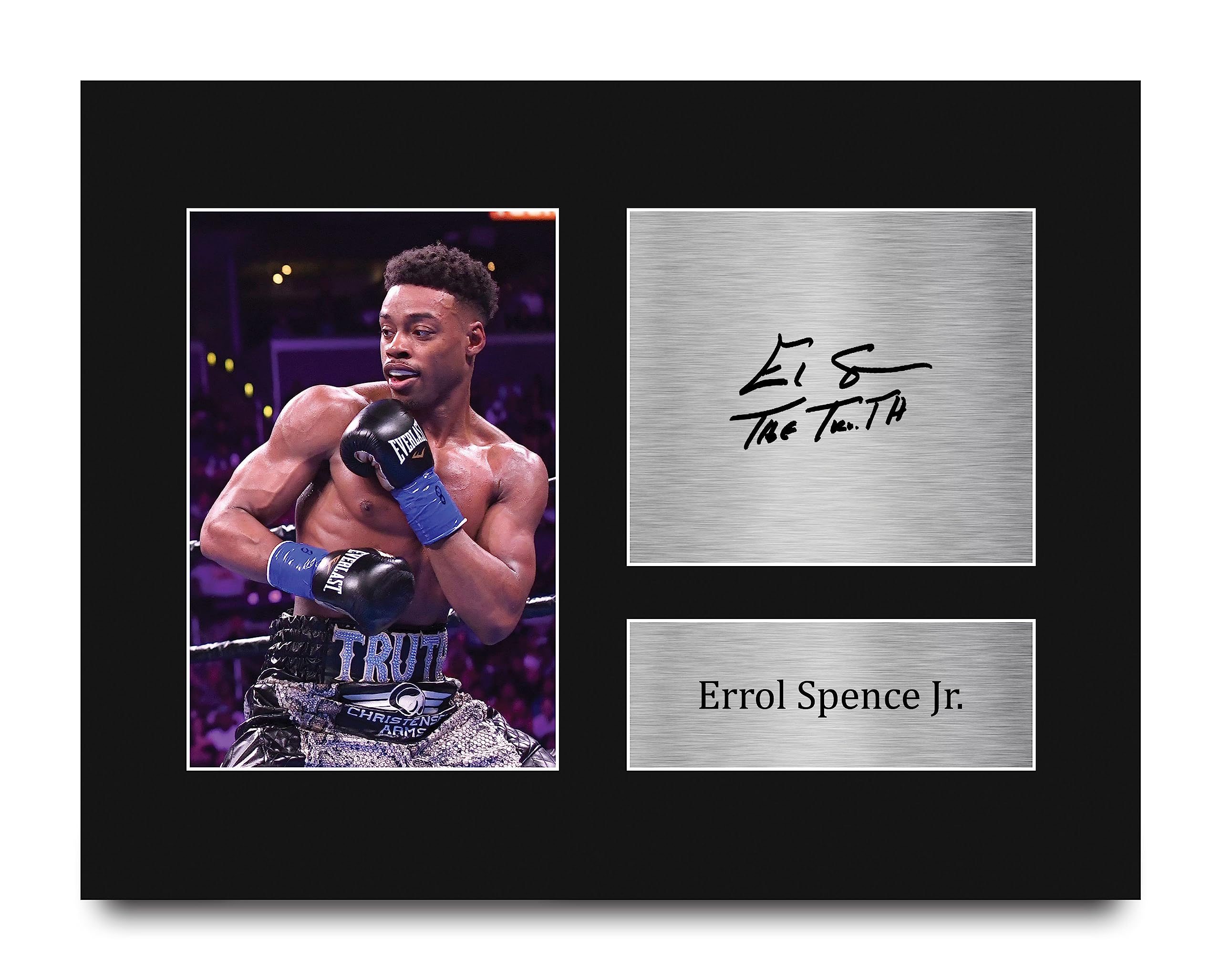 HWC Trading Errol Spence Jr Boxing Gifts Printed Signed Autograph Picture for Boxer Memorabilia Fans - US Letter Size