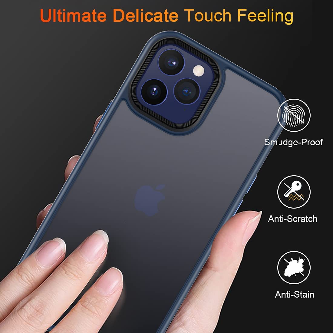 Marspeeder Crystal Clear iPhone 13 Pro Case with 9H Glass Screen Protector, [Upgraded Nano Anti-Yellow Material] Slim Fit Ultra Thin Flexible Silicone Shockproof iPhone 13 Pro Phone Case 6.1'', Clear…