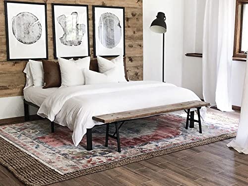 TFS Cocomax Organic Coconut Mattress - Organic Coconut Coir Mattress - Coconut Coir & Wool - Extra Firm - Eastern King