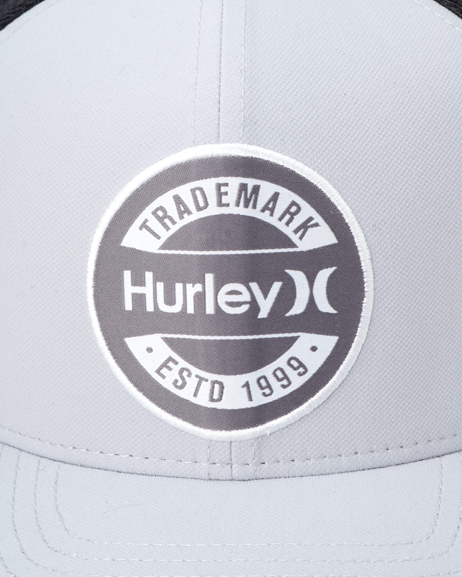 Hurley Men's Cap - H2O DRI Charter Snap Back Trucker Hat, Size One Size, Wolf Grey