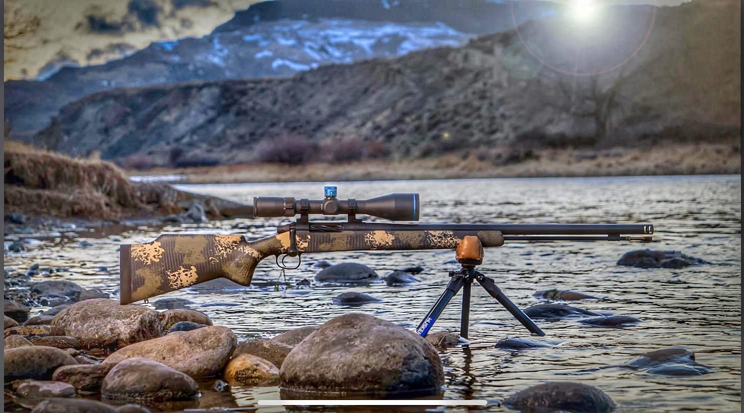 Huskemaw 5-20x50mm Blue Diamond Rifle Scope w/Huntsmart Reticle, Black 10520BDMB
