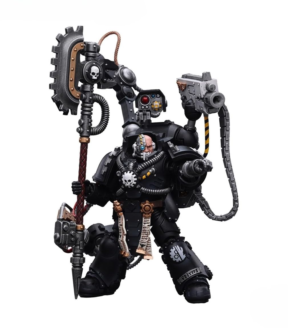 HiPlay JoyToy Warhammer 40K Collectible Figure: Iron Hands lron Father Feirros 1:18 Scale Action Figures JT7530 (Feirros)