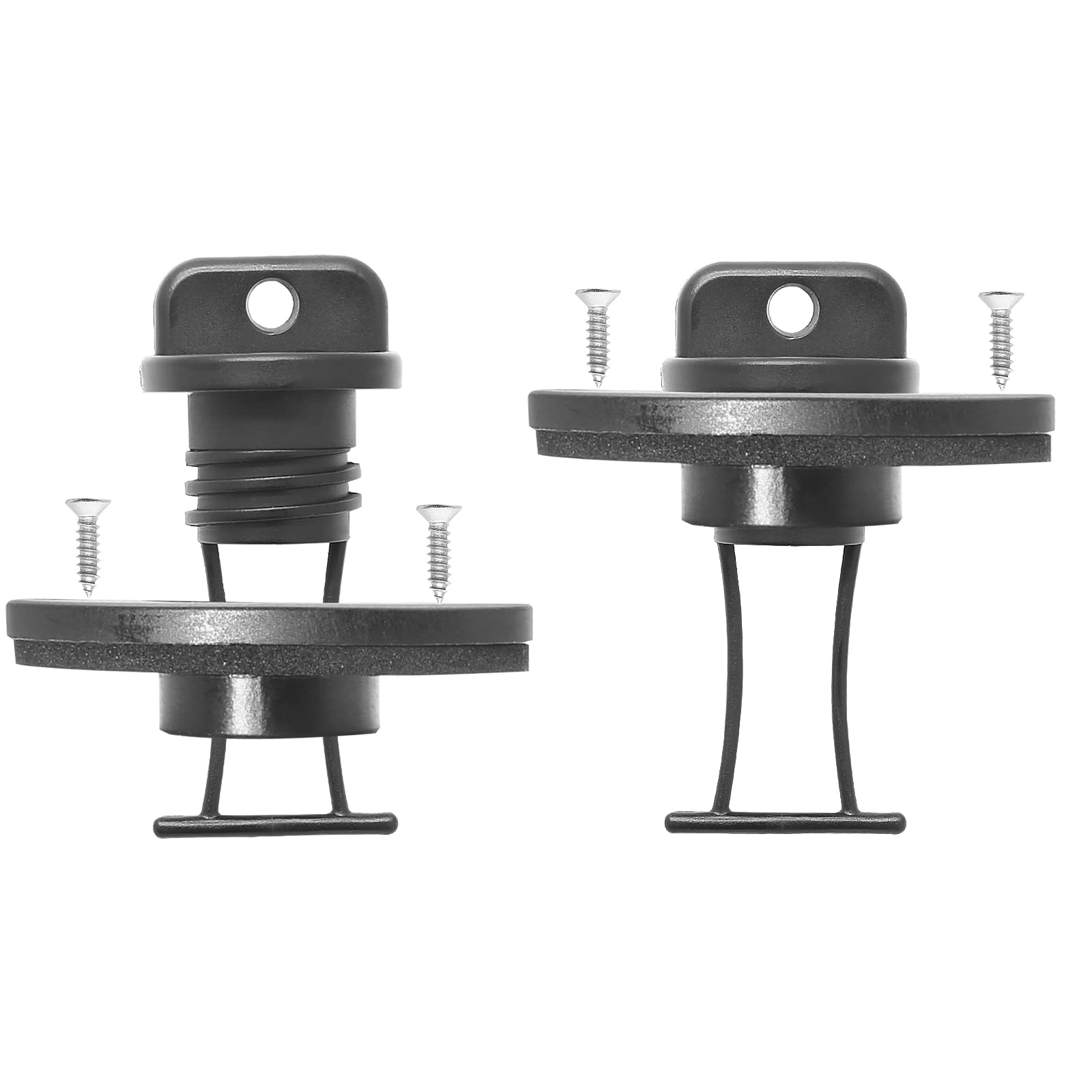 Jiozermi 5 Pcs Nylon Kayak Drain Plug Kit, Boat Drain Plug Kit, Canoe Drain Plug, Scupper Plugs for 0.92 inch Hole
