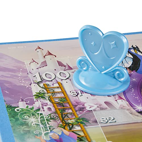 Hasbro Gaming Chutes and Ladders: Disney Princess Edition Board Game for Kids Ages 3 and Up, Preschool Game for 2-4 Players (Amazon Exclusive)