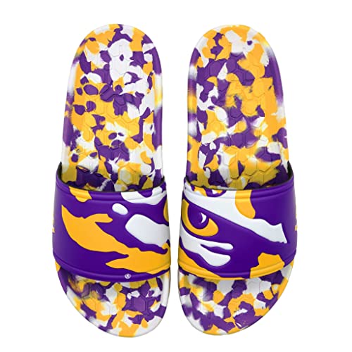 Hype Men's LSU Tigers Louisiana State Slide Co Slydr Sandal (13 Women/11 Men)