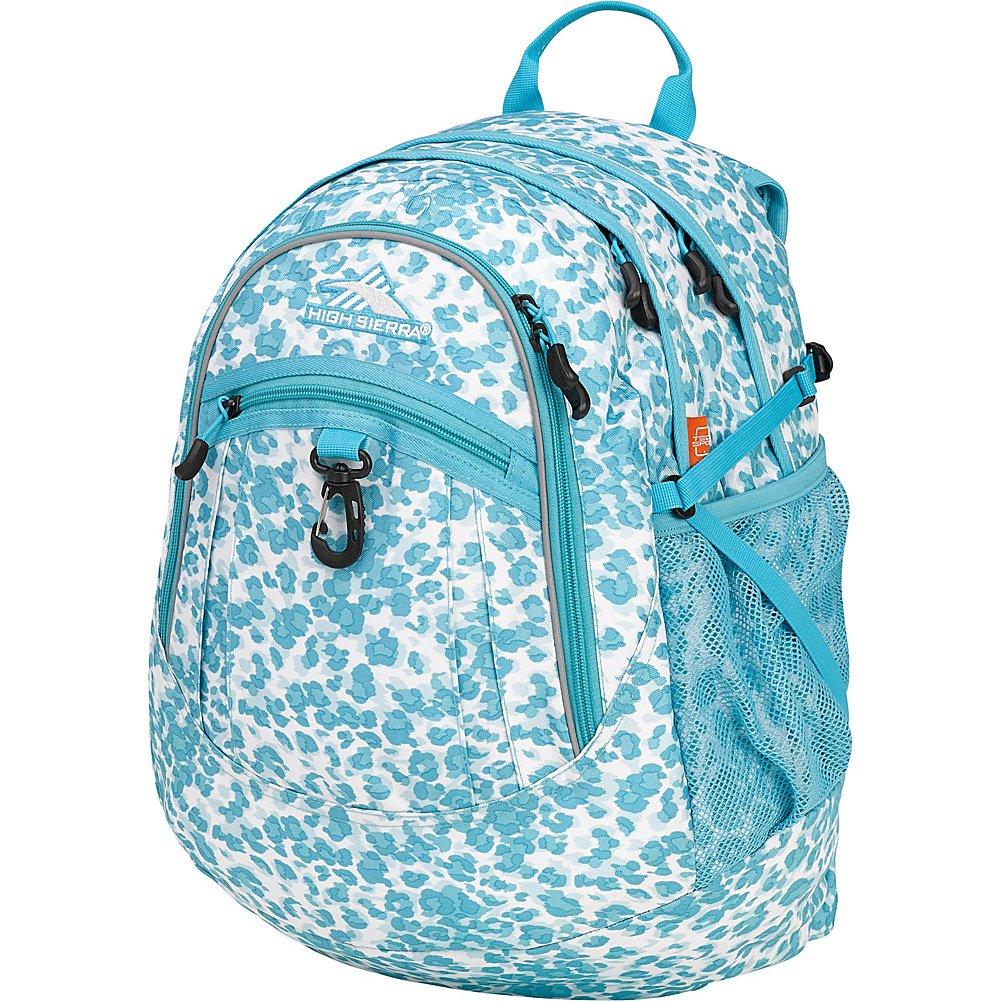 High Sierra Fatboy RVMP Backpack, Tropic Leopard/Tropic Teal, One Size