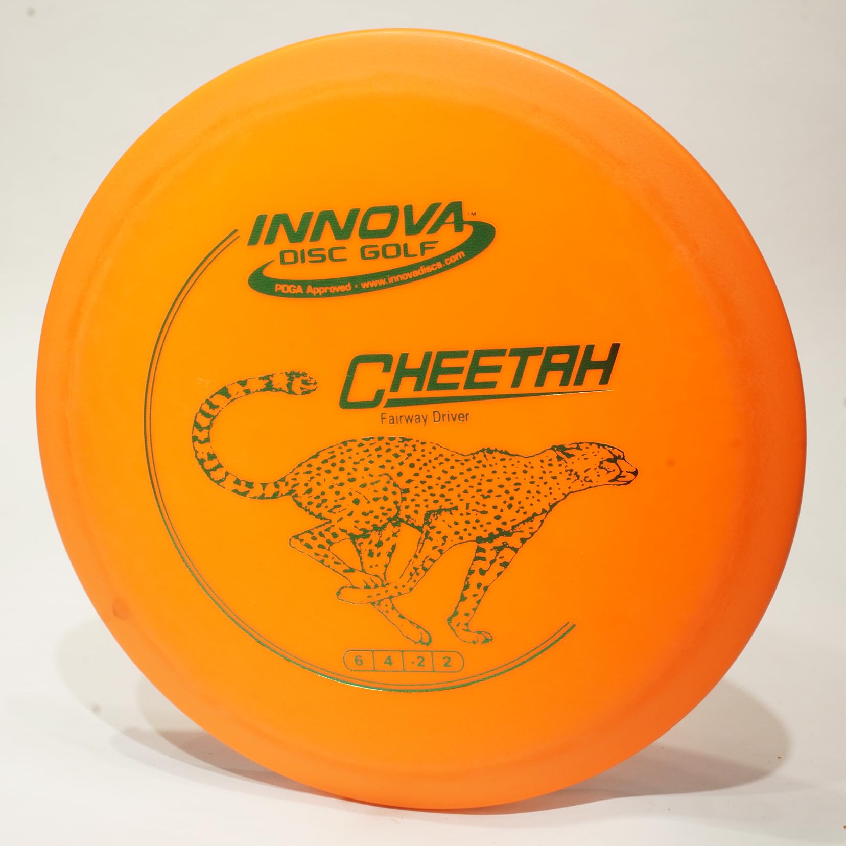 Innova Cheetah (DX) Fairway Driver Golf Disc, Pick Weight/Color [Stamp & Exact Color May Vary] Orange 170-172 Grams