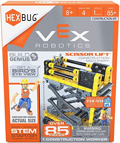 HEXBUG VEX Robotics Scissor Lift, Buildable Construction Toy, Gift for Boys and Girls Ages 8 and Up