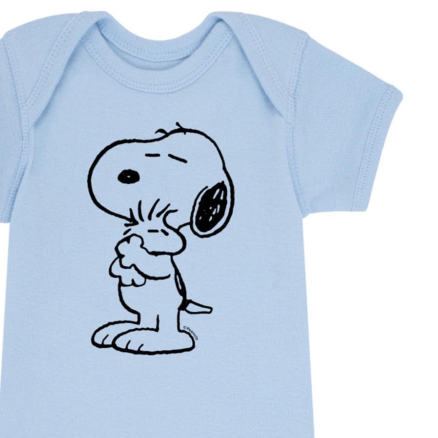 HYBRID APPAREL - Peanuts - Snoopy Loves Woodstock - Infant Baby One Piece - Size 12 Months