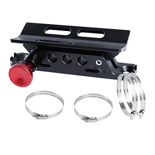 Quick Release Adjustable Aluminum Fire Extinguisher Holder Mount Bracket Compatible with for Jeep Wrangler UTV Polaris RZR Ranger Camper Van with Pillar