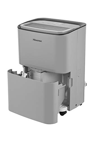 Hisense DH5019K1G 50 Pint 2-Speed Dehumidifier Energy Star (1,000 Sq. Ft. Coverage) (Renewed)