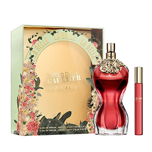 Jean Paul Gaultier La Belle Le Parfum 2-Pieces Set for Women (3.4 Oz Eau De Parfume Spray Intense + 0.34 Oz Eau De Parfume Spray Intense)