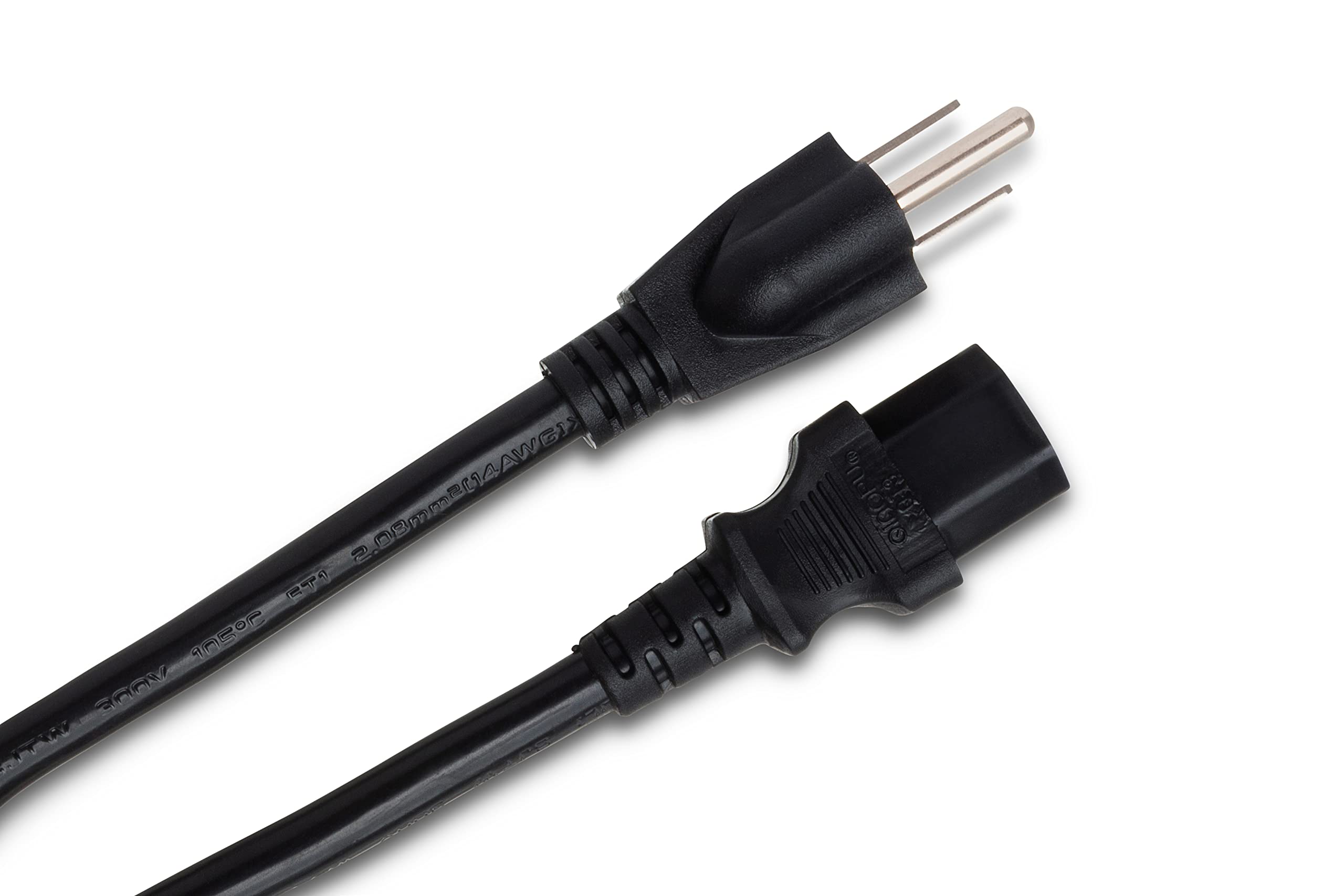 Hosa PWC-408 IEC C13 to NEMA 5-15P Power Cord, 8 Feet