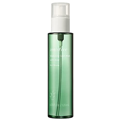 innisfree Aloe Vitalizing Skin Mist Hydrating Face Toner Spray, 4.05 Fl Oz (Pack of 1)