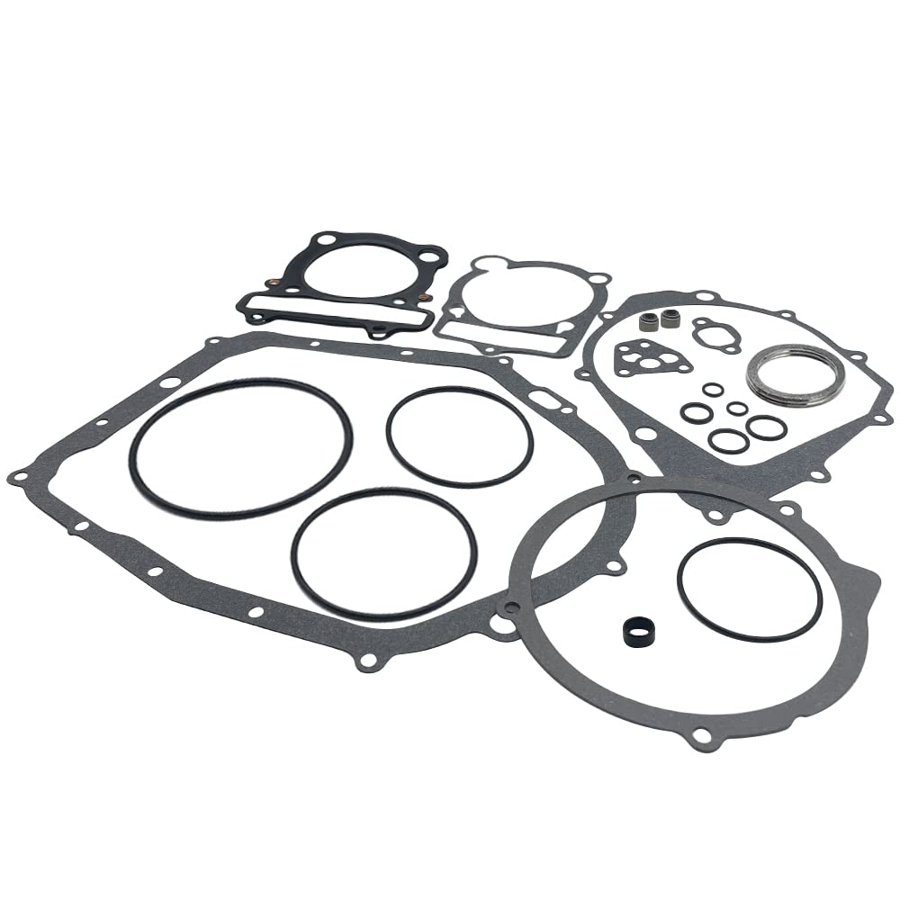 JINFANNIBI Complete Engine Gasket Kit Set Top and Bottom End Compatible for Yamaha Raptor Warrior Bruin 350 YFM350 Kodiak Big Bear 400 Moto-4 1987-2013