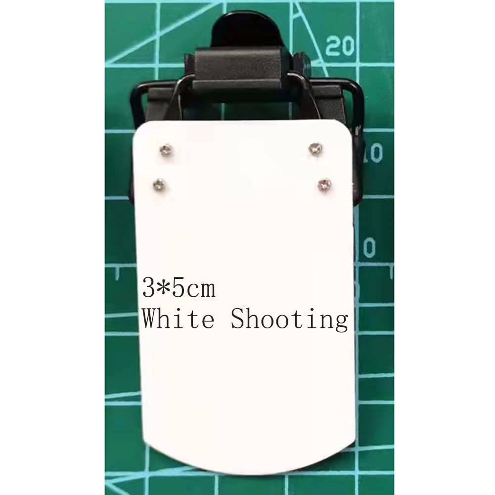 International Standard Shooting Patch for Eye Glasses Mask Archery Aim Assistance (5 * 4cm White Archery)