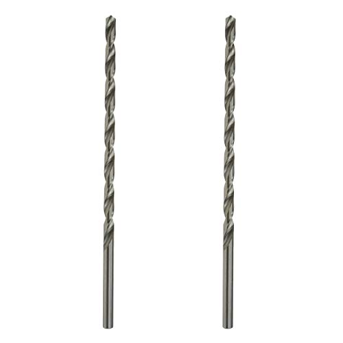 Rannb Twist Drill Bit Straight Shank for Electrical Drilling Tool 7mm/0.28" Bit Dia 200mm/8" Length - 2pcs