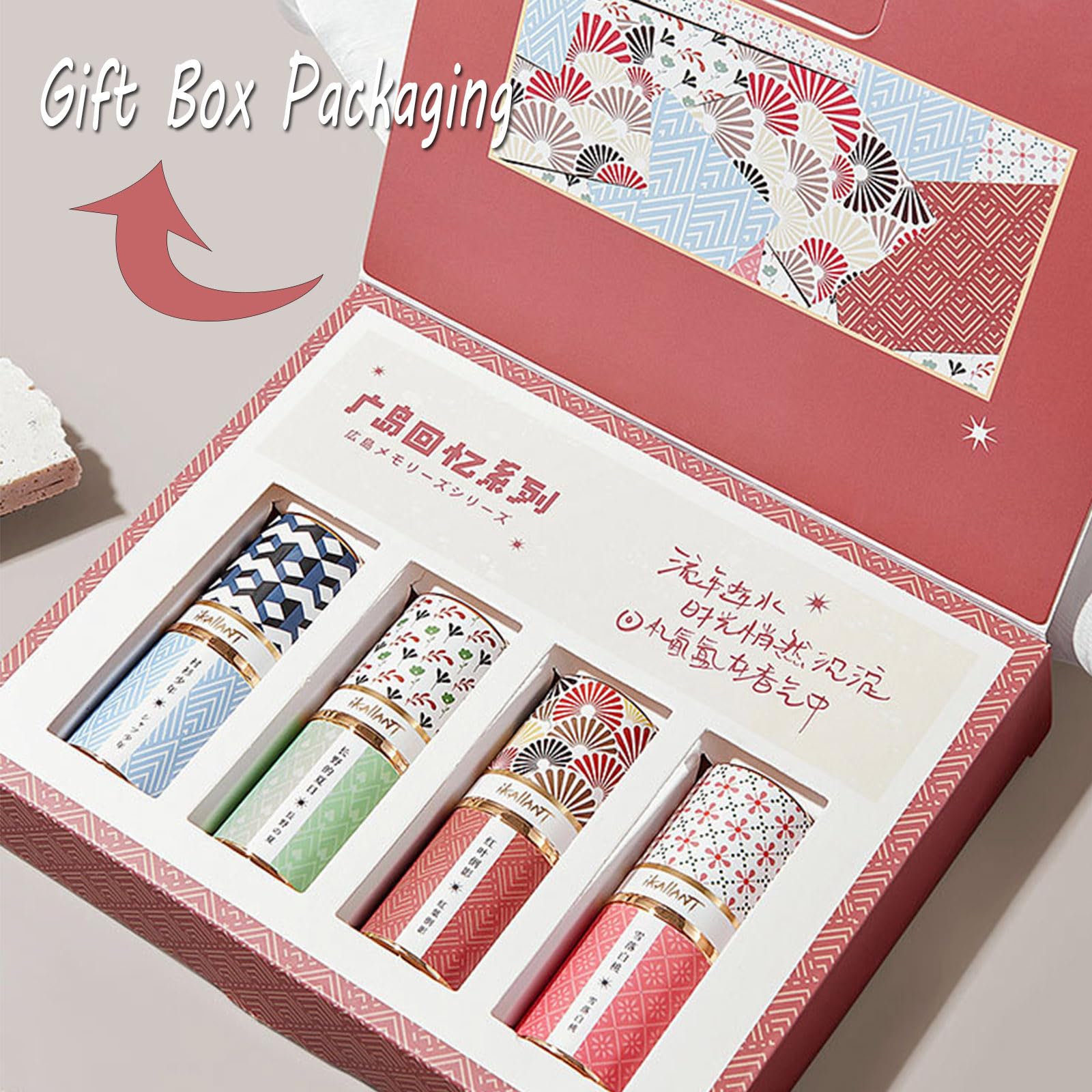 Grospe 4PCS Solid Balm Sets Solid Perfume Portable Pocket Balm Perfume Perfect for Travel Use Natural Fragrance Parfum for Men and Women