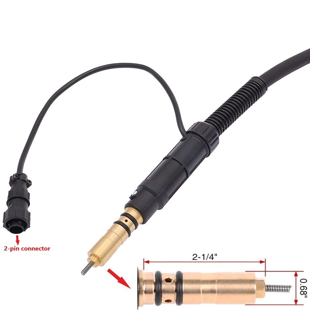 Homegreg Mig Welding Gun Torch Stinger 10 ft 100 Amp Direct Replacement for Miller Millermatic M-100/M-10 (248282) (195605) …