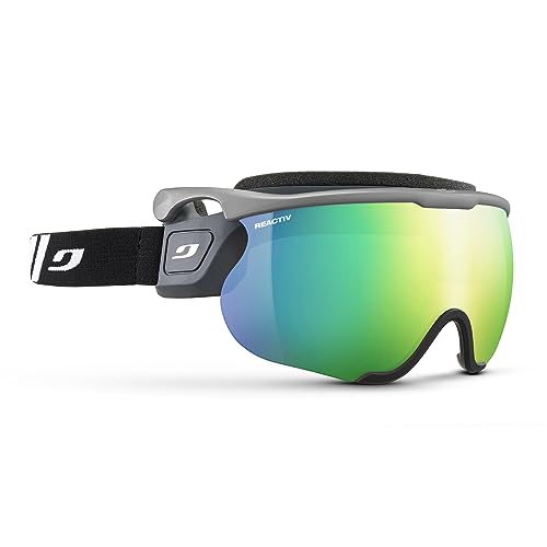 Julbo Sniper EVO L: Goggles With REACTIV Or Spectron LensÉ (Black/Black, REACTIV 1-3 High Contrast)