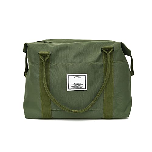 Womens Travel Duffel Bags, Weekender Carry On Sports Gym Workout Duffel Bag, Overnight Shoulder Bag Fit 15.6 Inch Laptop (Green-1)