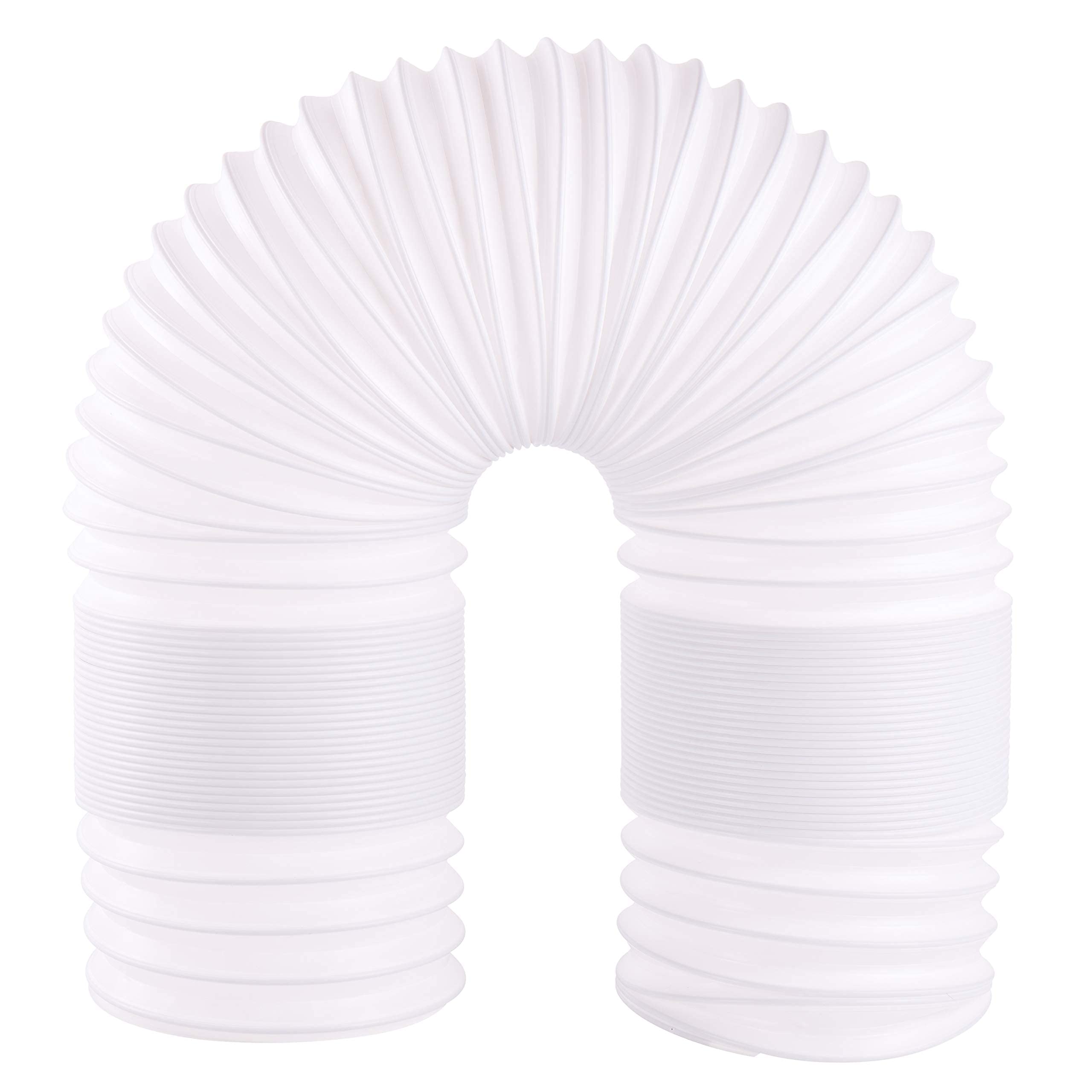 GSM Brands Portable Air Conditioner Exhaust Hose - 5 inch in Diameter Size - 59 inch Long - Universal Flexible Counter Clockwise - Room Air Conditioners
