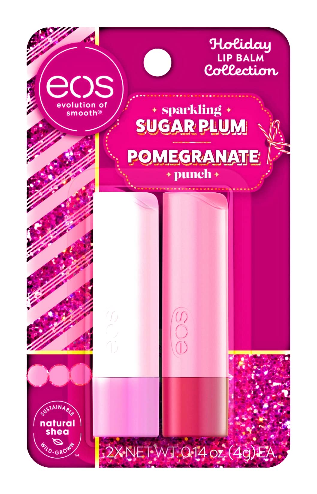Holiday Lip Balm Collection Sparkling Sugar Plum And Pomegranate punch
