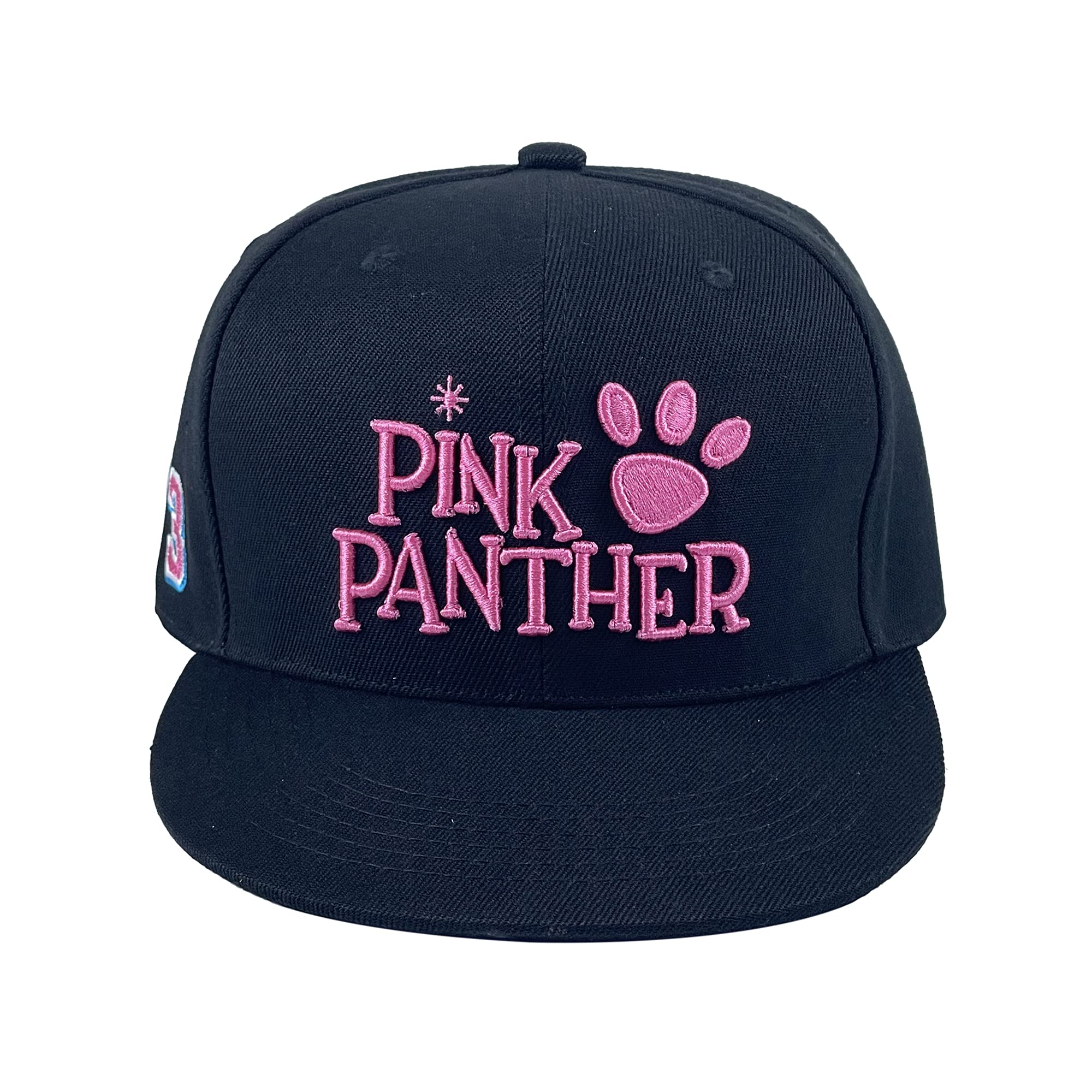 Kaleid Panther #3 Snapback Baseball Hat Embroidered Sport Outdoor Adjustable Cap, Black, 7-7 58
