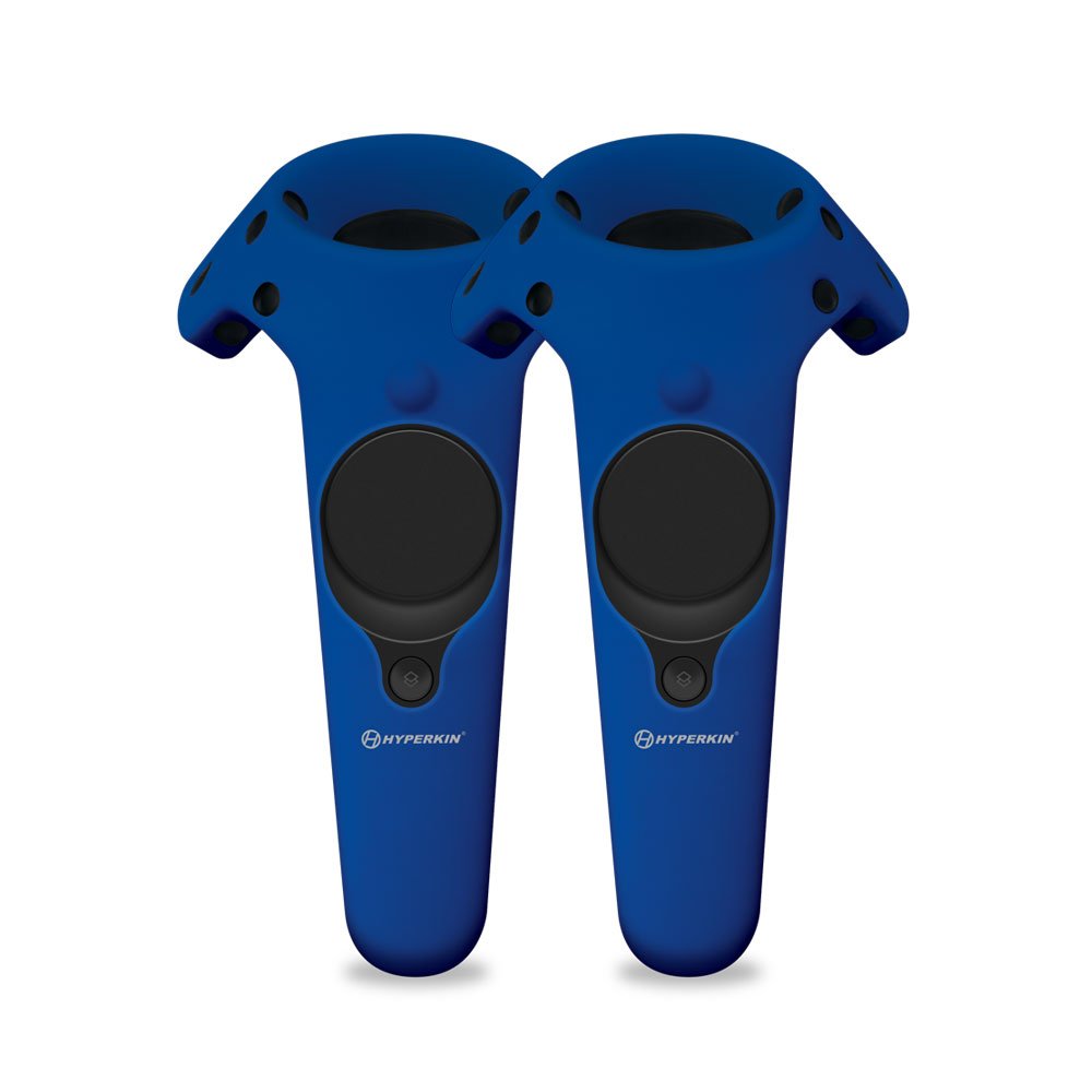 Hyperkin GelShell Controller Silicone Skin for HTC Vive Pro/HTC Vive (Blue) (2-Pack) GelShell Headset Silicone Skin for HTC Vive(Blue)
